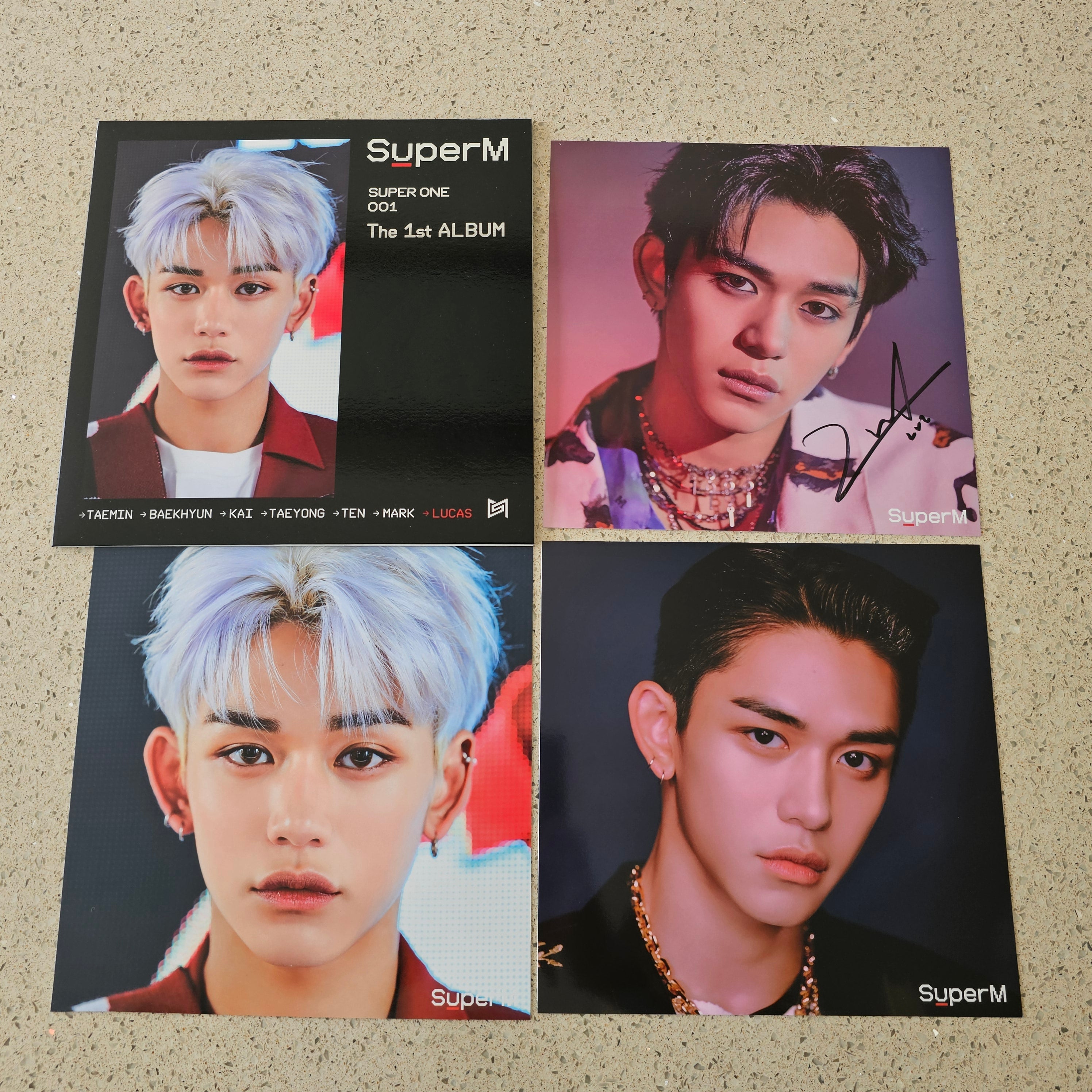 [SIGNED] SUPERM LP POSTER (LUCAS VER.) – Yes Idol - Kpop & Cpop Album ...