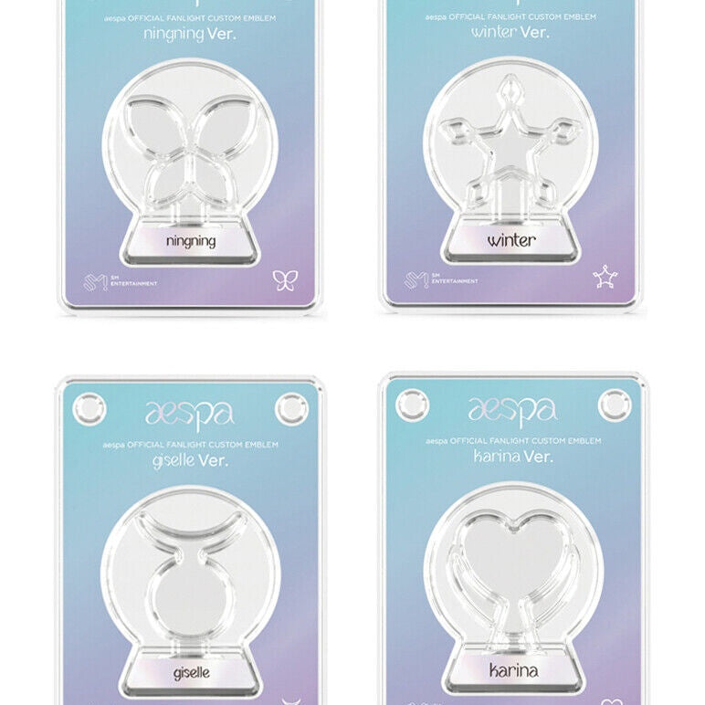 AESPA OFFICIAL FANLIGHT CUSTOM EMBLEM – Yes Idol - Kpop & Cpop Album ...