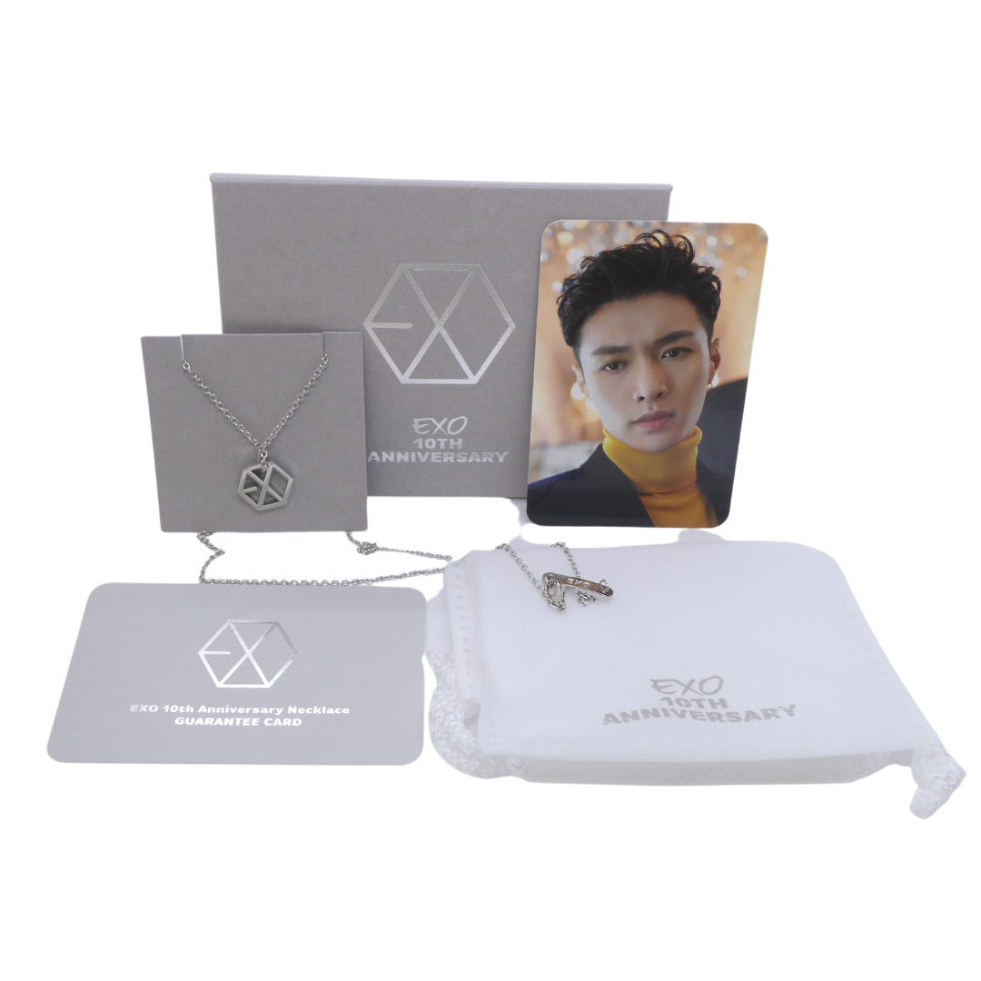EXO 10TH ANNIVERSARY NECKLACE (LAY VER.) – Yes Idol - Kpop & Cpop Album ...